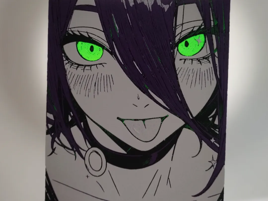 reze chainsawman hueforge by 3dprints95 MakerWorld: Download Free 3D Models