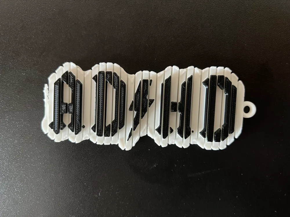 ADHD Flexi Keychain by Namahs MakerWorld: Download Free 3D Models