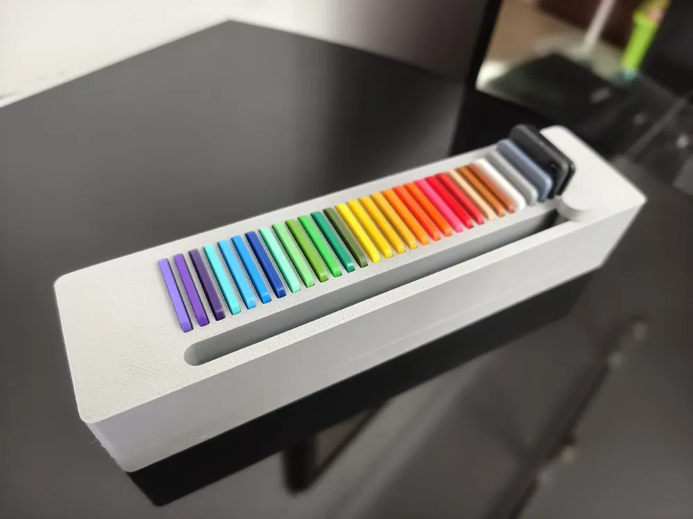 Bambu Filament Swatch Organizer and Display Case for A1 mini by user ...