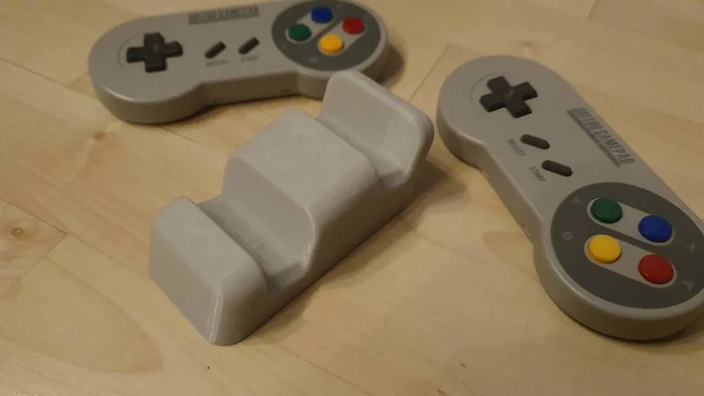 SNES Controller Stand - Free 3D Print Model - MakerWorld