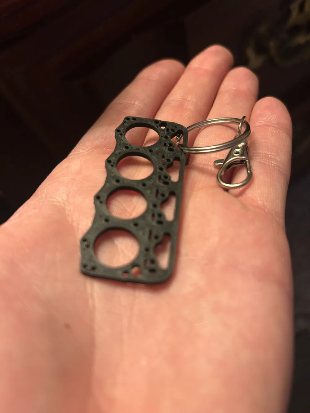 7.3 Powerstroke Head Gasket Keychain by Chilly16 - MakerWorld