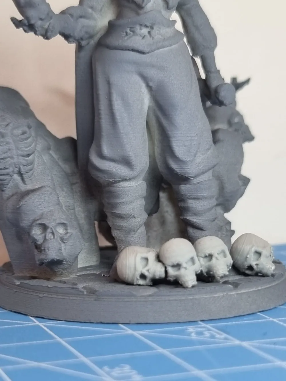 Skull for Tabletop Miniature Base / Decoration Remixed by Petur Printur ...