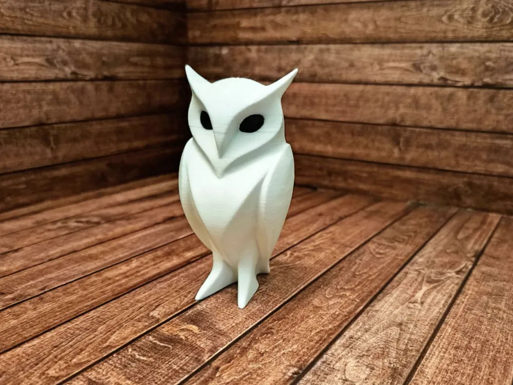 Modern Minimal Owl - Free 3D Print Model - MakerWorld