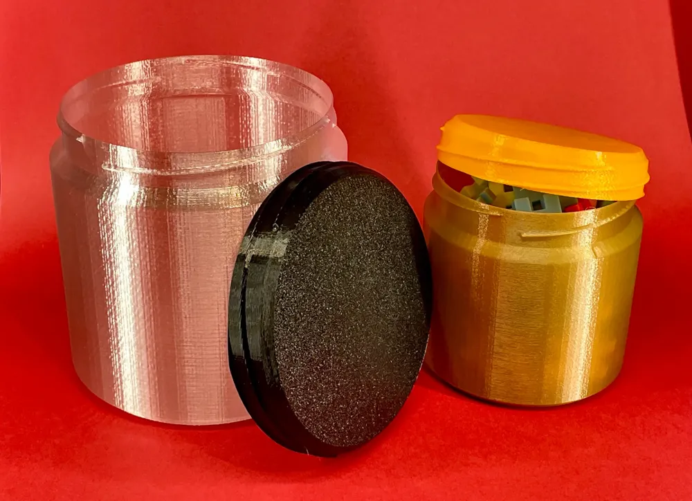 Vase jar - square, threaded, lightweight - Free 3D Print Model - MakerWorld