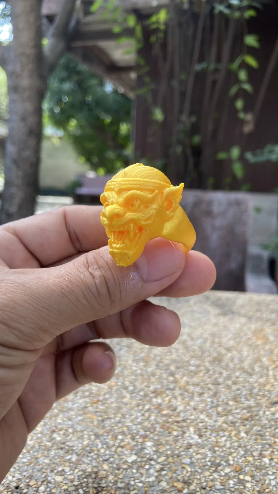 The Heroic Monkey (Hanuman) Ring by HomeMade MakerWorld: Download Free ...