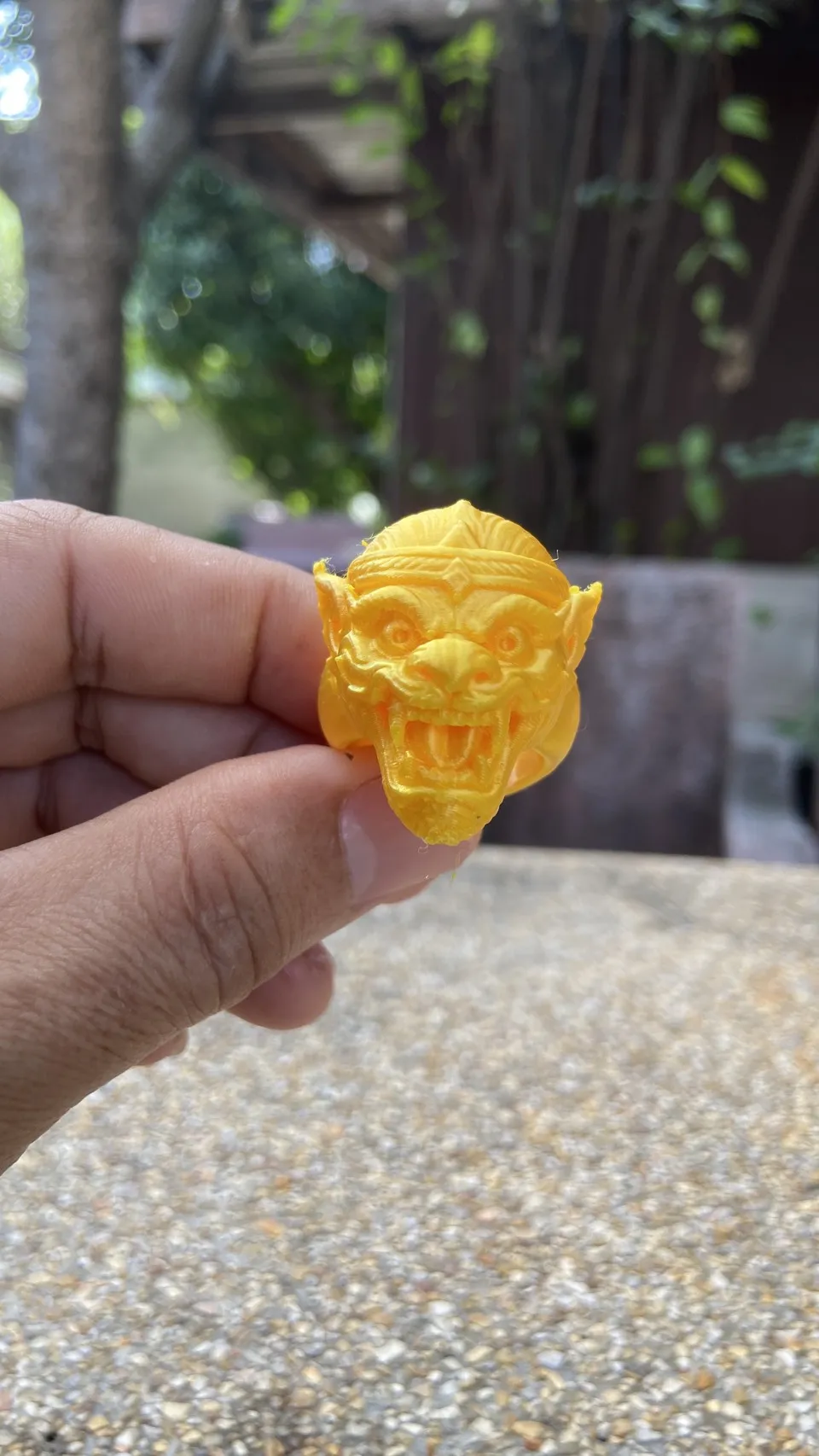 The Heroic Monkey (Hanuman) Ring by HomeMade MakerWorld: Download Free ...