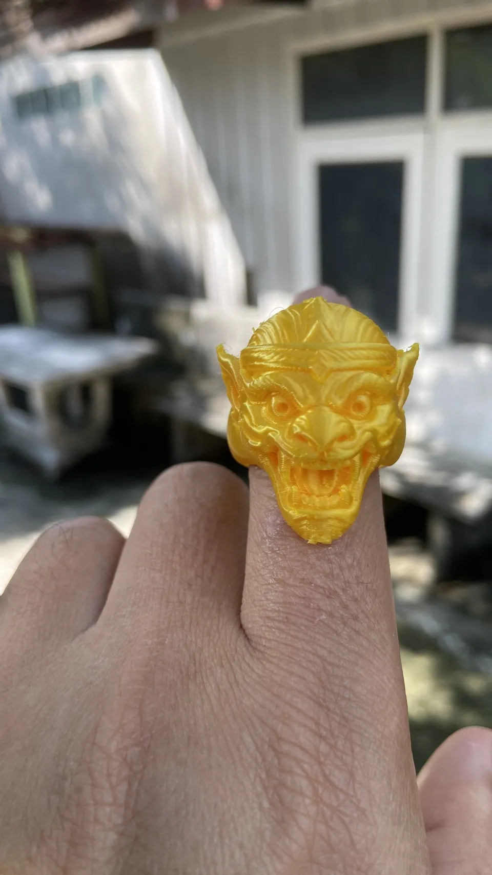 The Heroic Monkey (Hanuman) Ring by HomeMade MakerWorld: Download Free ...