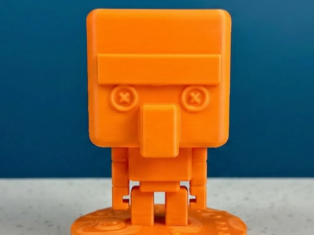 clean "copper golem like" minecraft pop figure - Free 3D Print Model ...