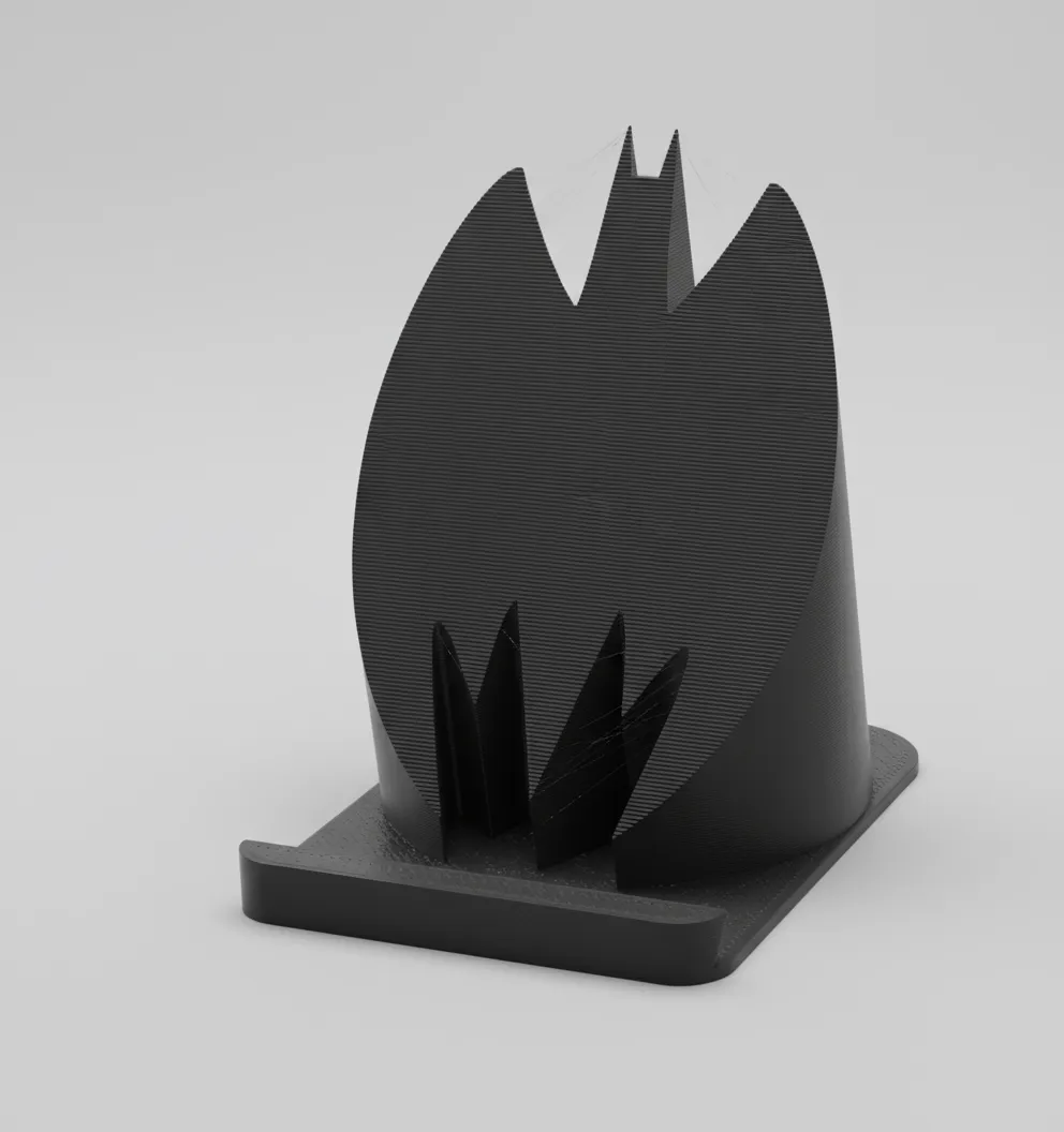 Batman Phone Stand - Free 3D Print Model - MakerWorld