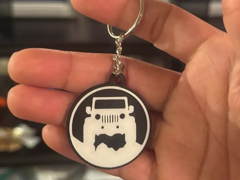 Jeep Keychain by JGLDJ - MakerWorld