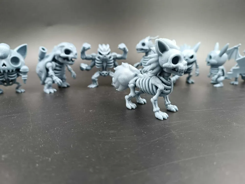 Arcanine Skeleton Pokemon Kawaii - Anime - Toy by drakeforge3d ...