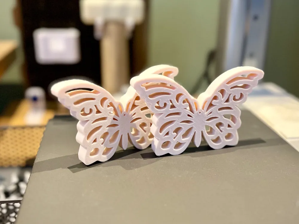 Butterfly Spring Decoration - Free 3D Print Model - MakerWorld