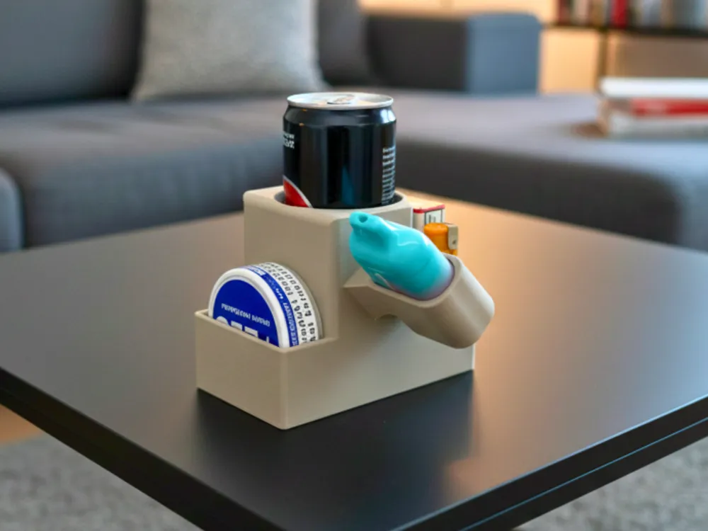 Unhealthy Stuff Organizer | Vape Snus Drink - Free 3D Print Model ...