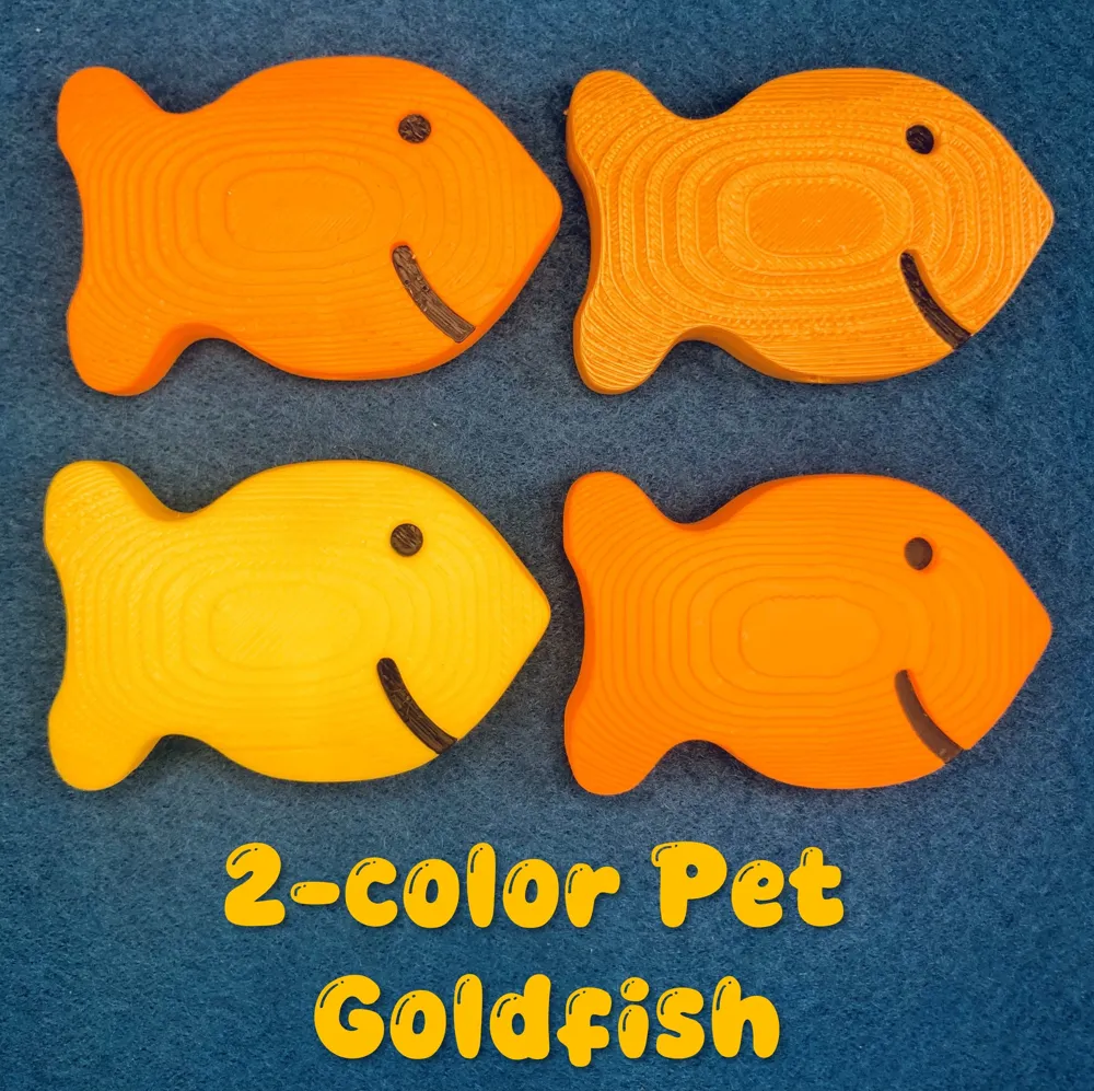Pet Goldfish with Tactile Feel - 26 min print by SpacedOut MakerWorld ...