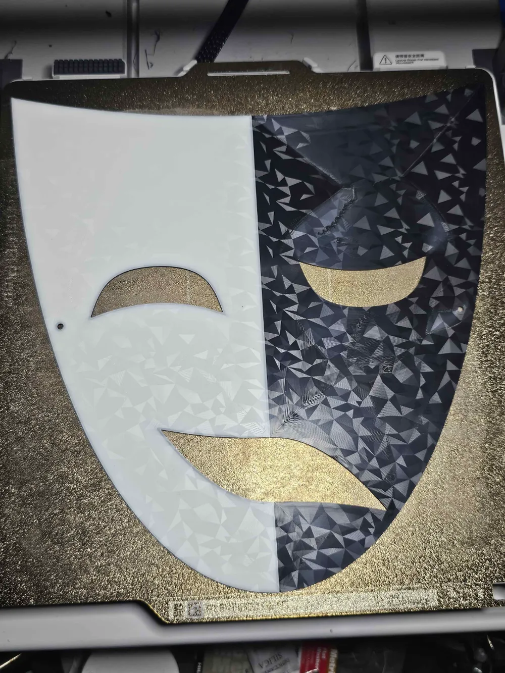 Drama Mask - Free 3D Print Model - MakerWorld