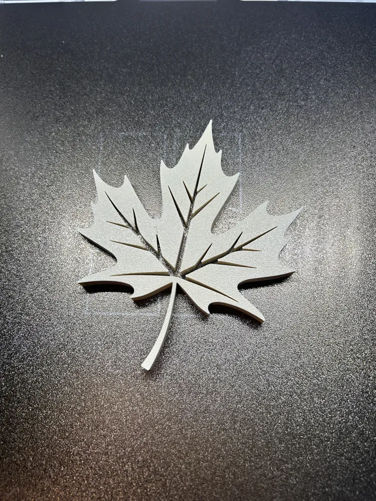 Maple leaf - Free 3D Print Model - MakerWorld