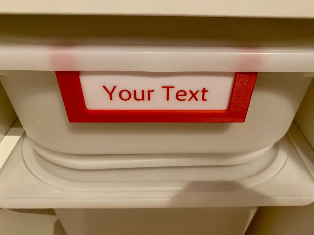 IKEA TROFAST label system - Free 3D Print Model - MakerWorld