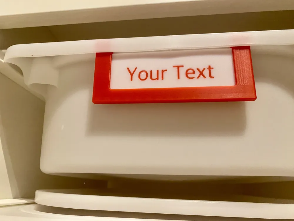 IKEA TROFAST label system - Free 3D Print Model - MakerWorld