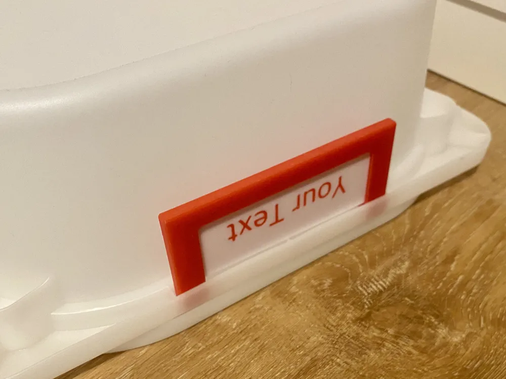 IKEA TROFAST label system - Free 3D Print Model - MakerWorld