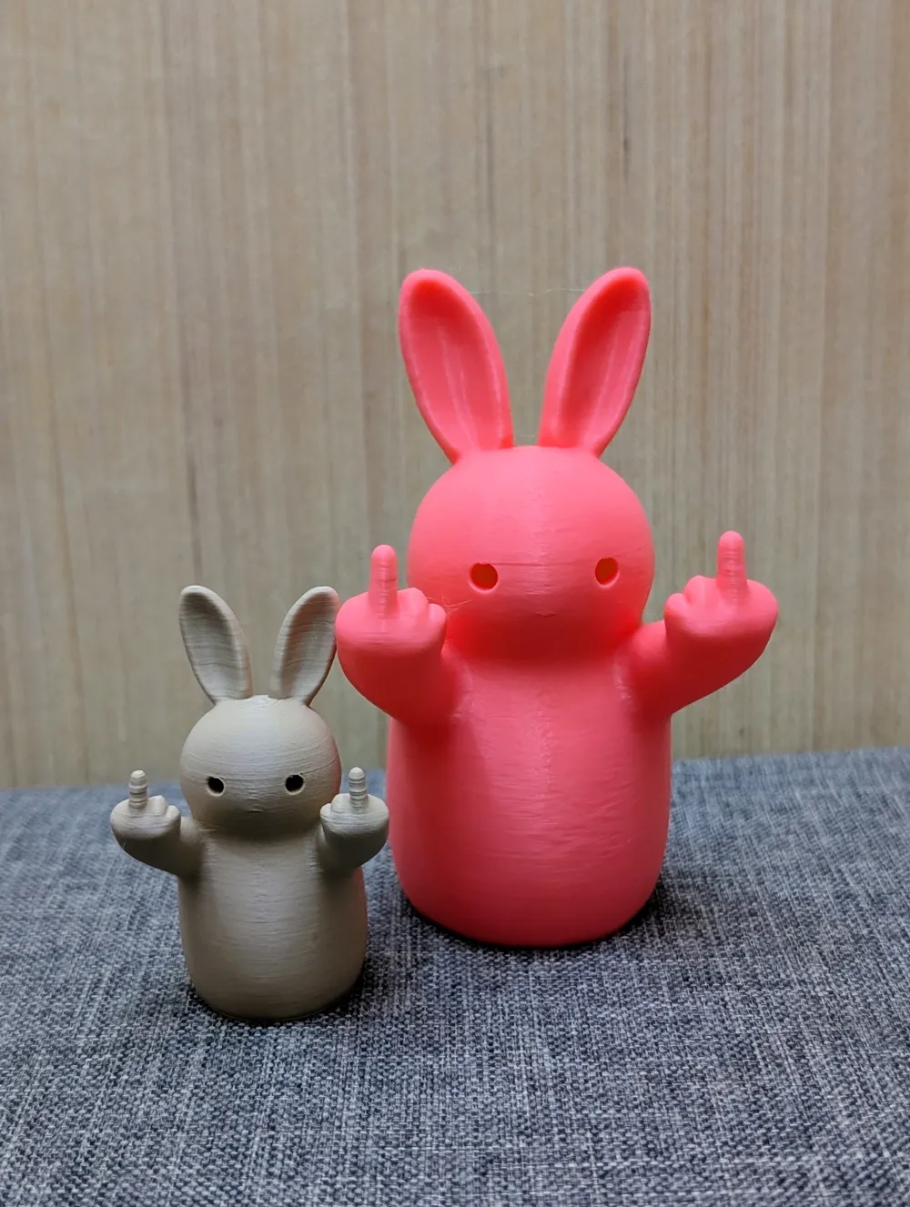 Cheeky Easter Bunny Decor - Free 3D Print Model - MakerWorld