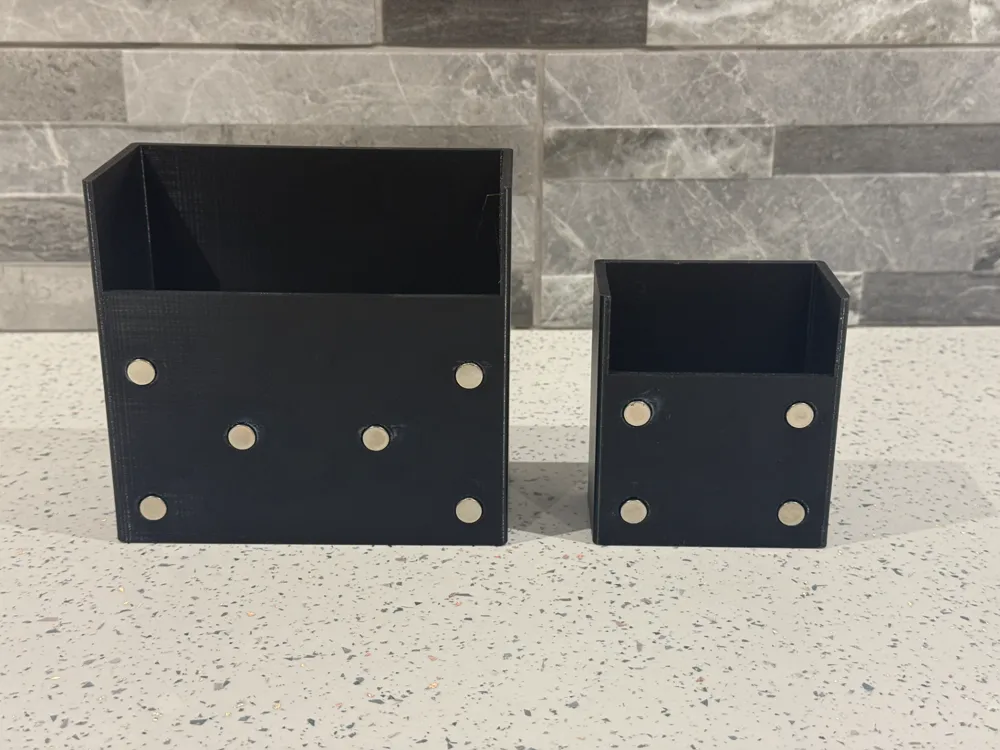 Basic Magnetic P1P P1S X1C Poop Shoot Bucket Bin by liamtatts - MakerWorld
