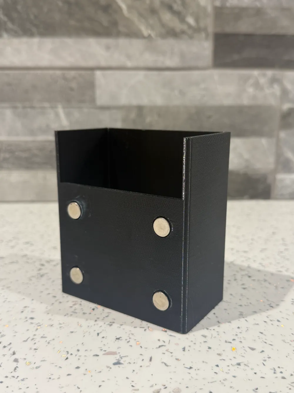 Basic Magnetic P1P P1S X1C Poop Shoot Bucket Bin by liamtatts - MakerWorld