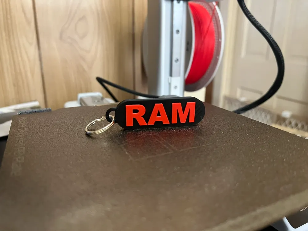 RAM Trucks Keychain by biglukev - MakerWorld