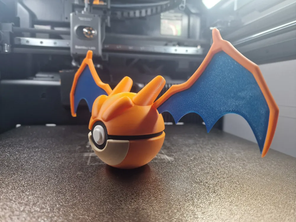 Charizard Pokeball - Free 3D Print Model - MakerWorld