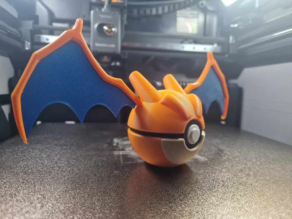 Charizard Pokeball - Free 3D Print Model - MakerWorld