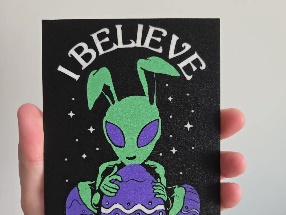 Alien Easter Bunny - 4 Colors by Mech3D - MakerWorld