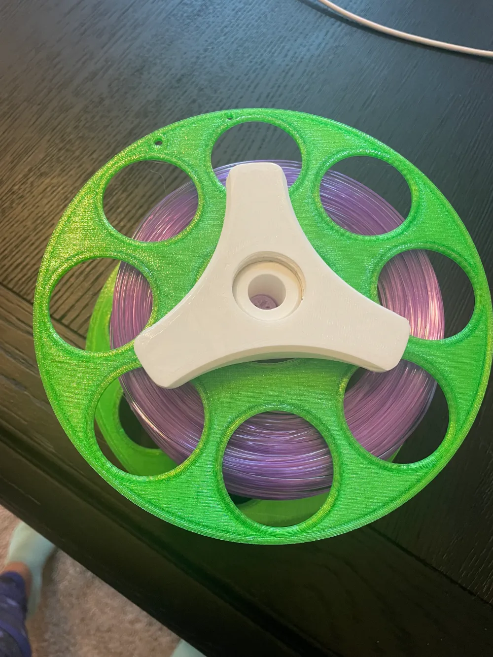 Horizontal Spool Feeder for Unwound Bambu Refill Remixed by ...