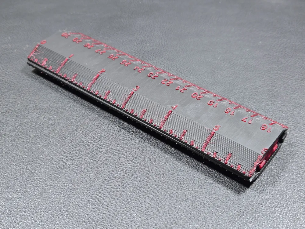 Folding Ruler V2 - Free 3D Print Model - MakerWorld