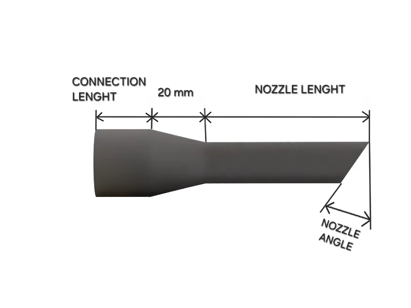 Crevice Vacuum Nozzle – Parametric & Customizable - Free 3D Print Model ...