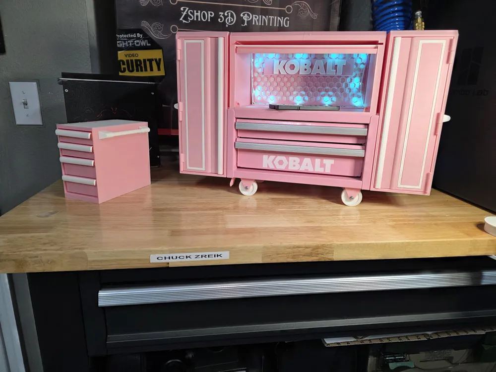 Kobalt mini tool box with locker and side box - Free 3D Print Model ...
