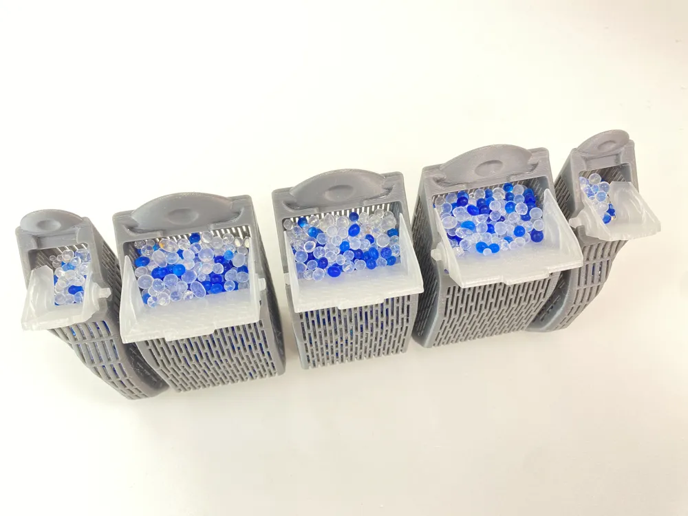 AMS 2 Pro Silica Gel Desiccant Holder Pods MK2 - Free 3D Print Model ...