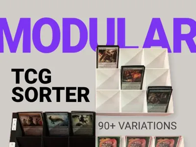 Modular Card Sorter - Trading Card Sorting Tray by ethanthompson ...