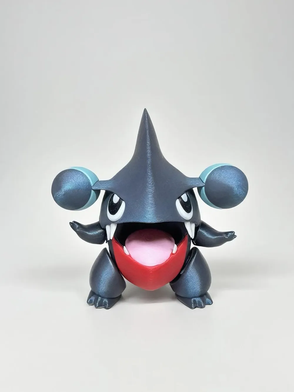 Gible Pokemon 0443 Gible Print in Place articulated hinged design ...