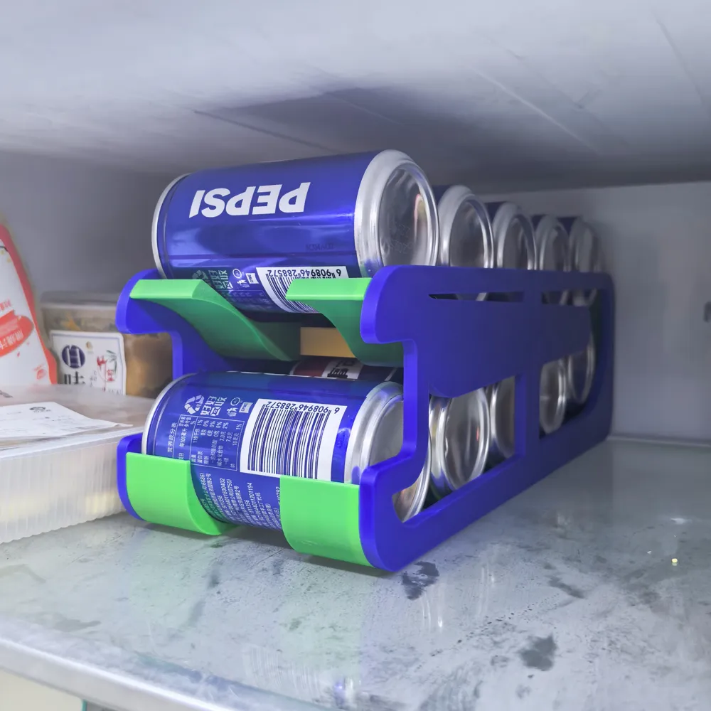 Self-Aligning Beverage Can Rack (200ml MINI Cans) - Free 3D Print Model ...