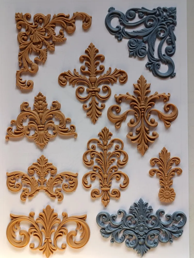corner decorative frieze - Free 3D Print Model - MakerWorld