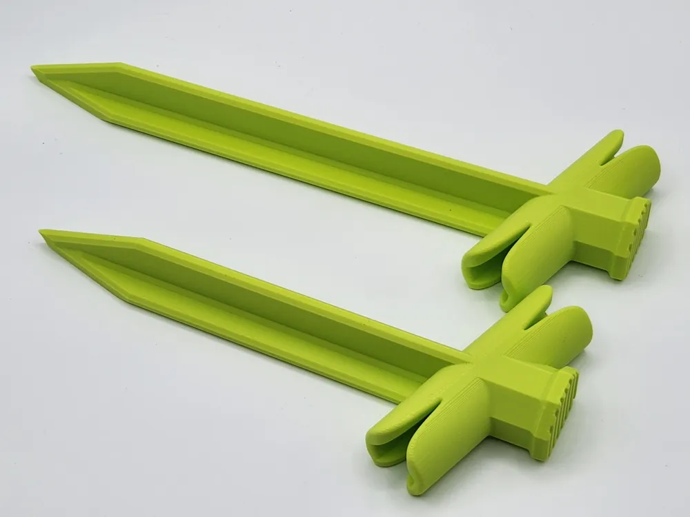 Anchoring Stake with Rope Lock - Free 3D Print Model - MakerWorld