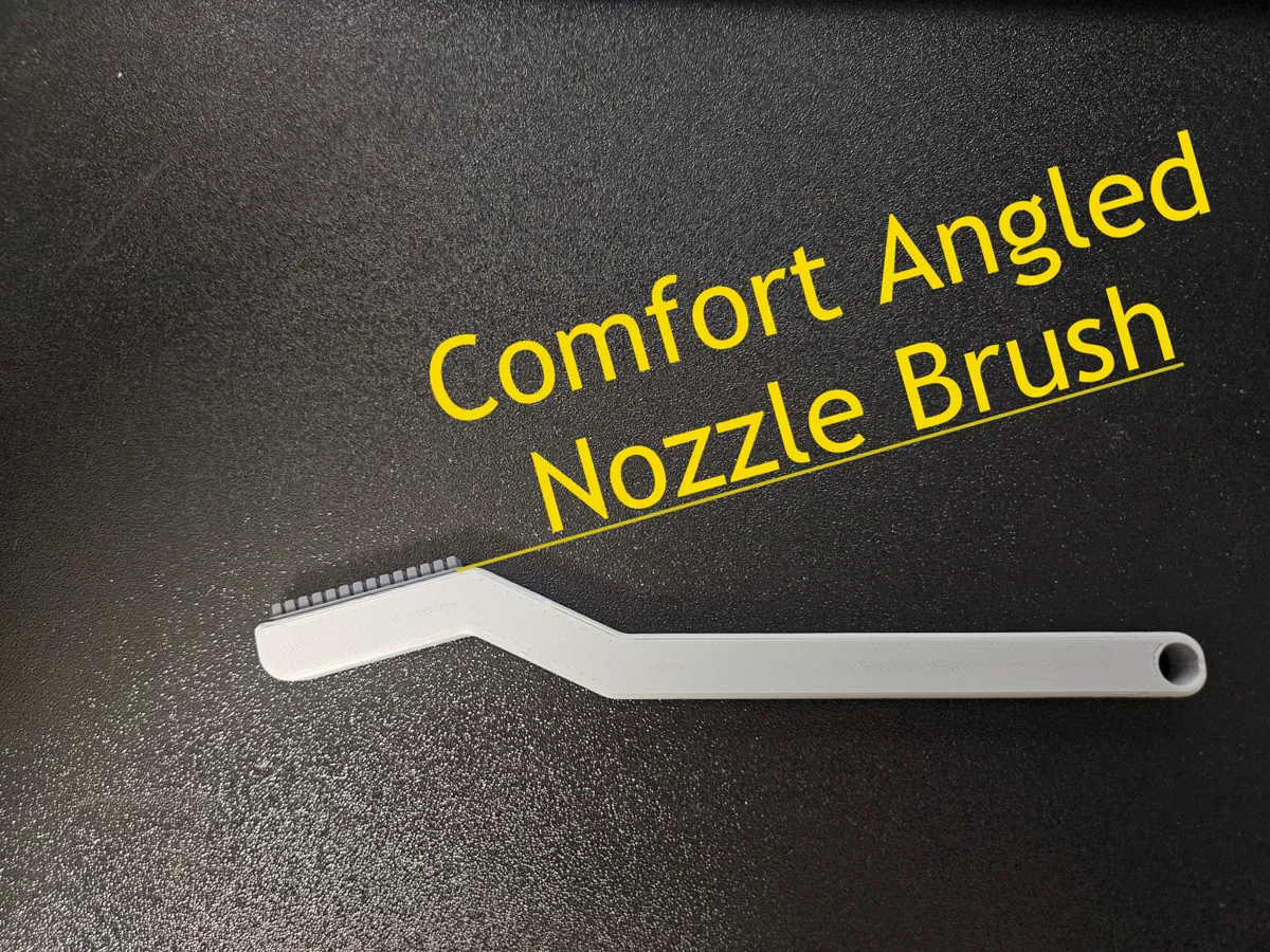 Cepillo limpiador de boquillas angulado cómodo - Modelo de impresión 3D ...