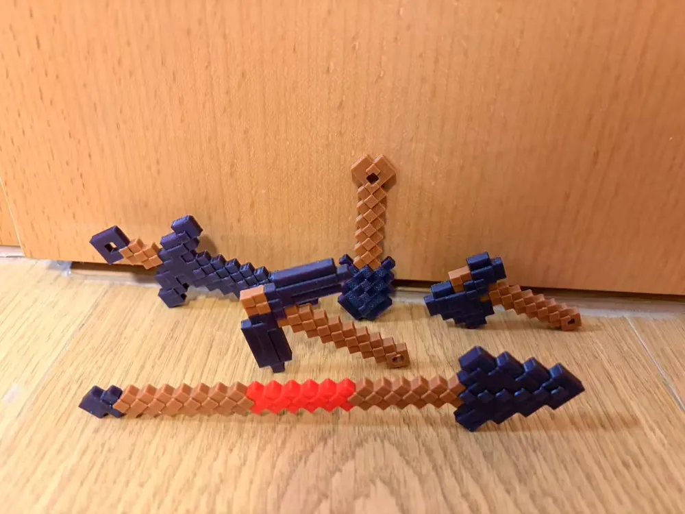 Minecraft Spear - Free 3D Print Model - MakerWorld