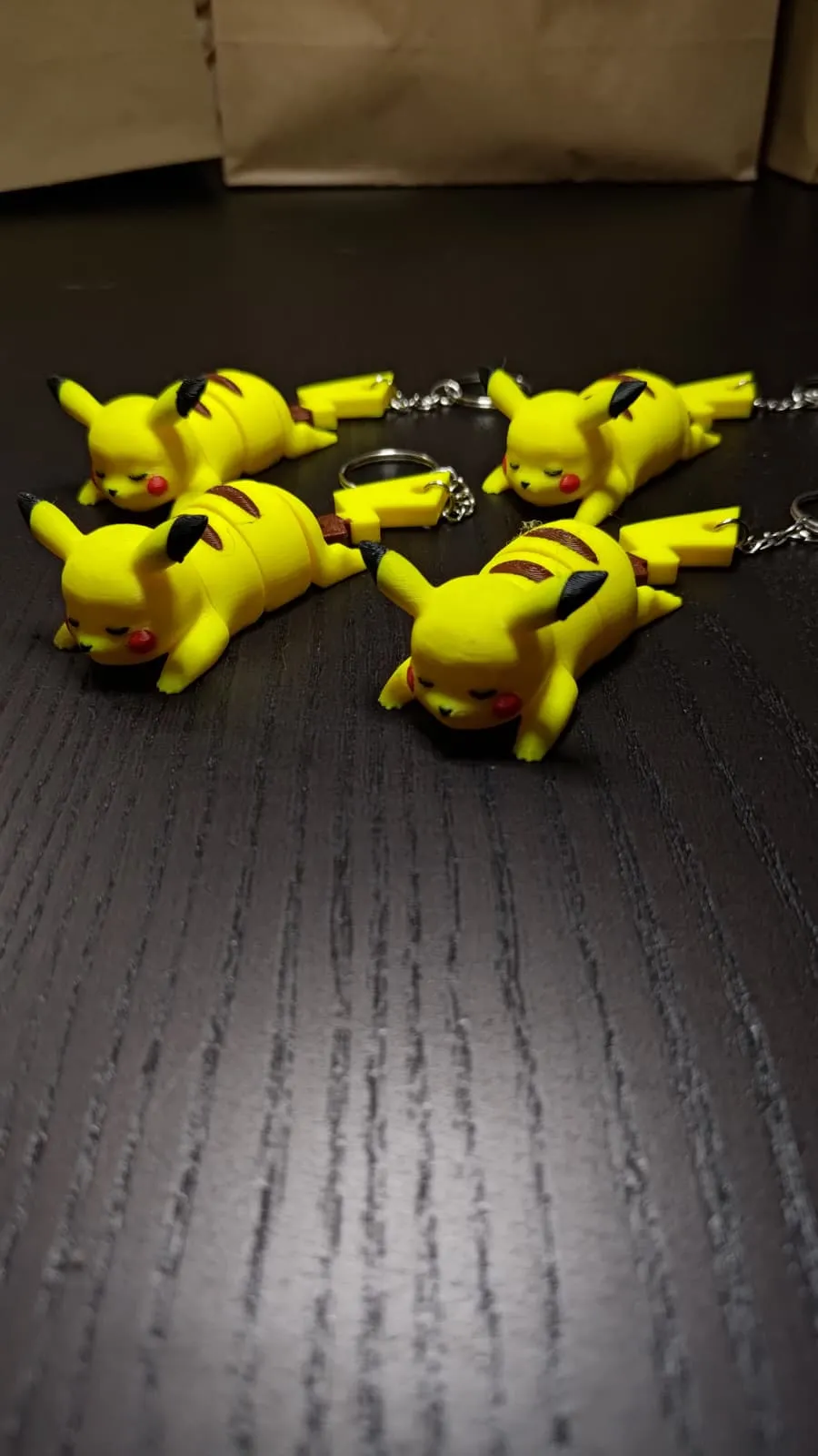 Flexi Pikachu Keychain - Free 3D Print Model - MakerWorld