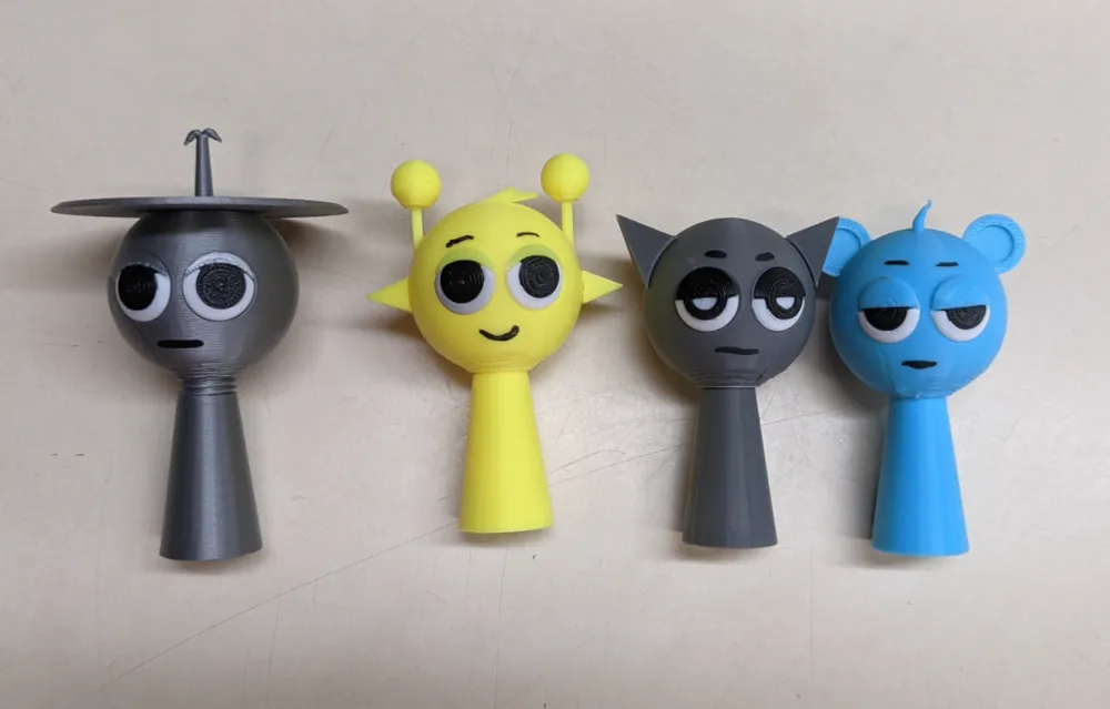 Sprunki pack 1 by CabbSeven MakerWorld: Download Free 3D Models
