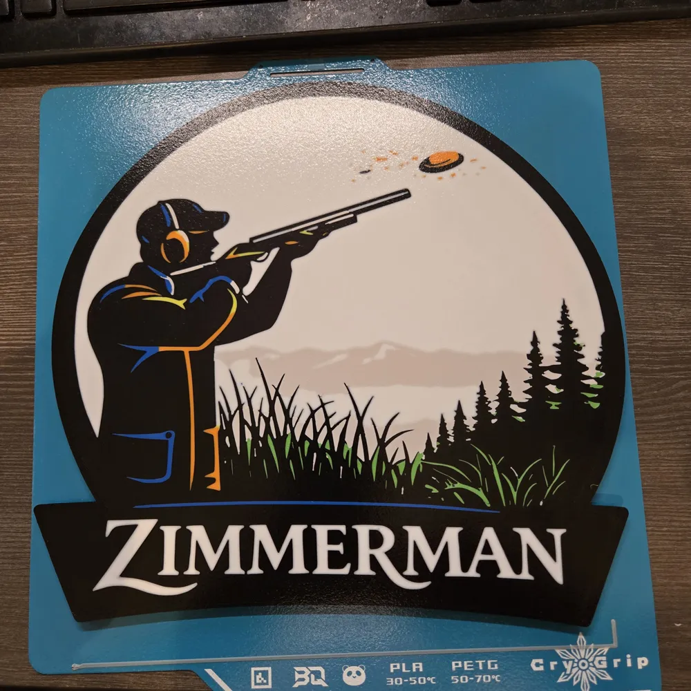 Trap Shooter Scene Lightbox – Customizable Name - Free 3D Print Model ...