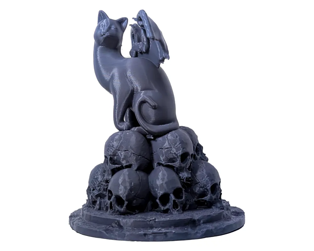 Winged Cat Gargoyle Statue by Petezilla - MakerWorld