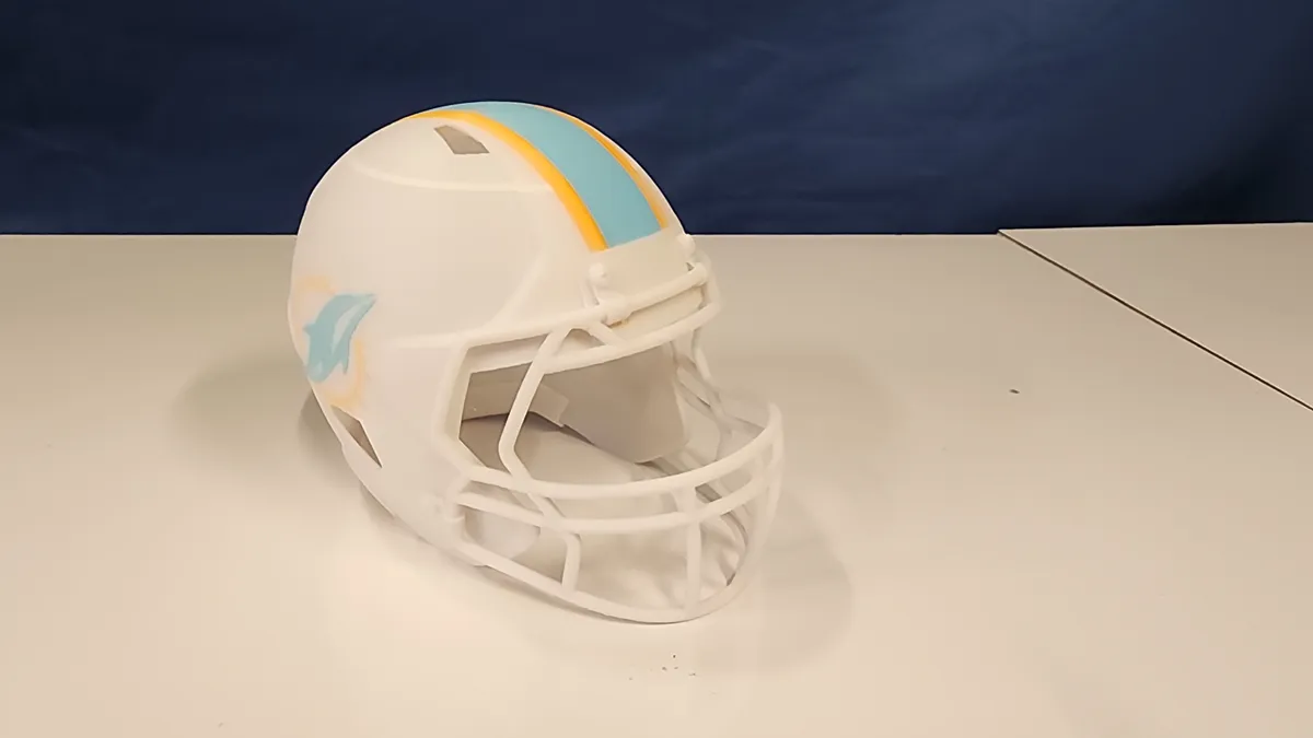 Dolphins Helmet - Free 3D Print Model - MakerWorld
