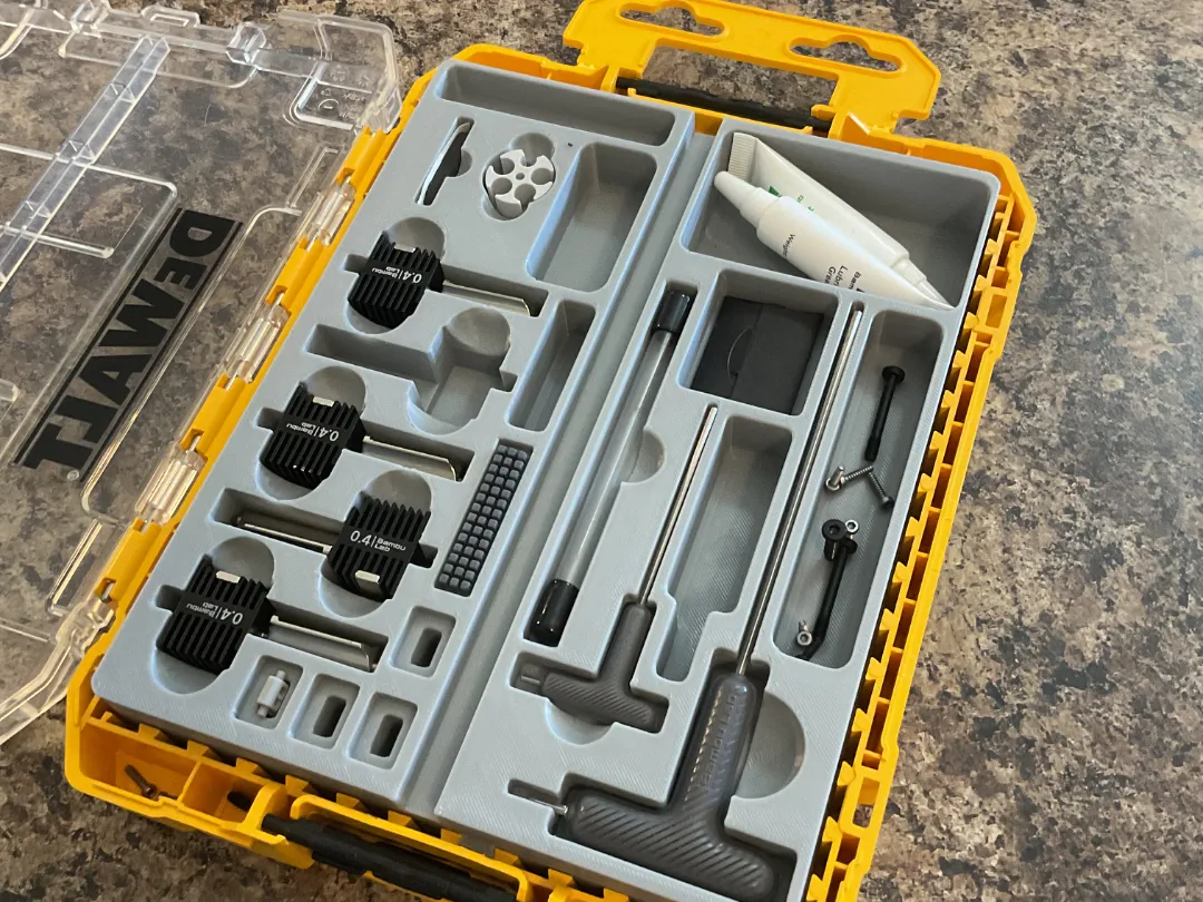 Bambu A1 Tool Kit Insert for Dewalt Tough Case - Free 3D Print Model ...