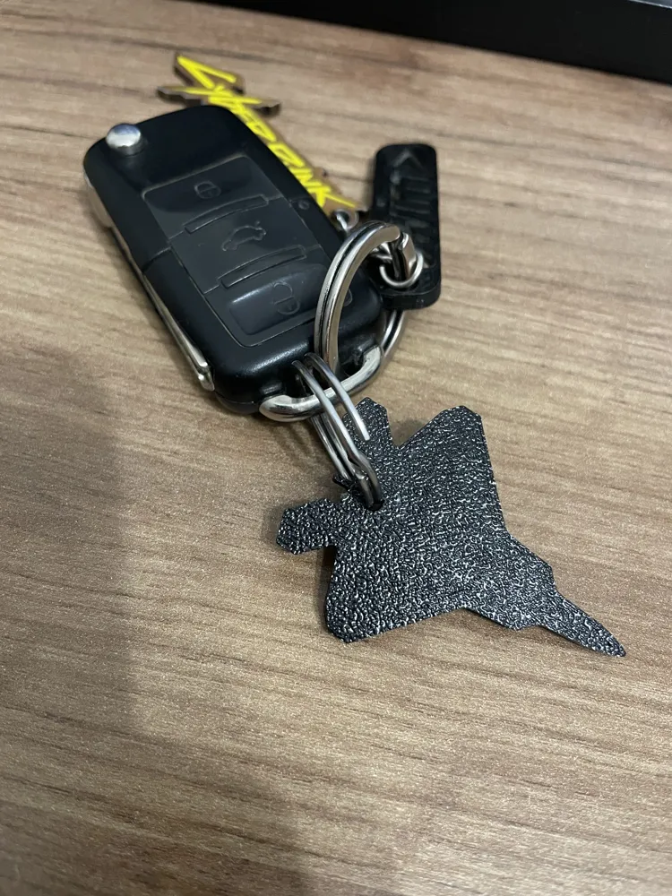 Vue de dessus du porte-clés F22 - Modèle d'Impression 3D Gratuit ...