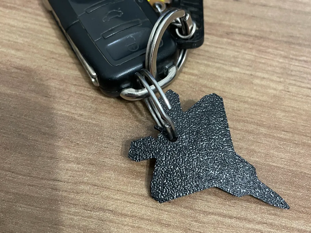 Vue de dessus du porte-clés F22 - Modèle d'Impression 3D Gratuit ...